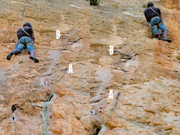 Placing Trad Gear Between Bolts - Rock and Sun